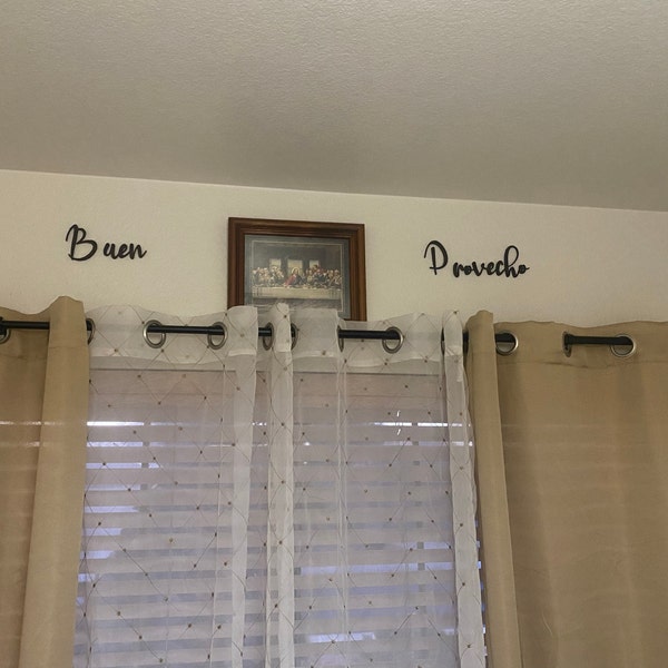 Buen Provecho, Buen Provecho Kitchen Sign, Kitchen Wood Sign, Buen ...