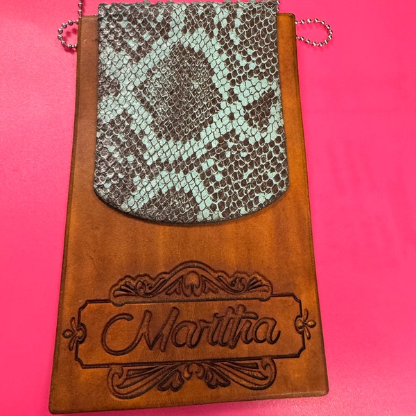 Leather Badge Holder - Personalized Rodeo Committee Badges - Custom ...