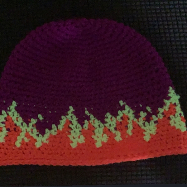 Flame Beanies and Mittens - CROCHET PATTERN - Fire Hat for the Whole ...