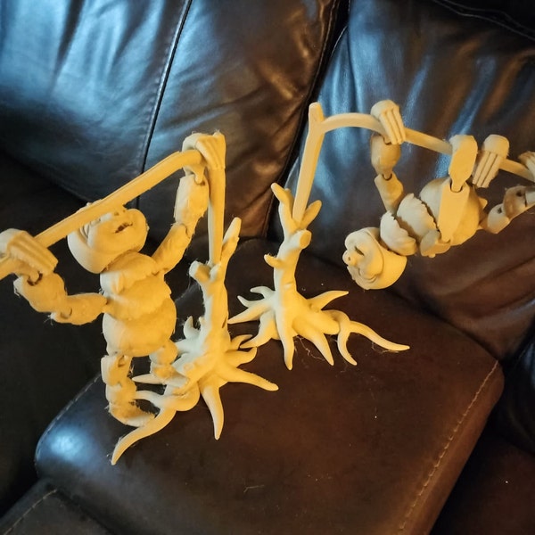 Cute Flexi Print-in-place Sloth - STL File for 3D Printing Now With 3MF ...