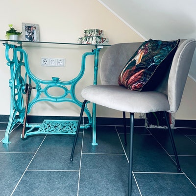 Emes Germany Wrought Iron Clock From 1970s Black and Silver - Etsy