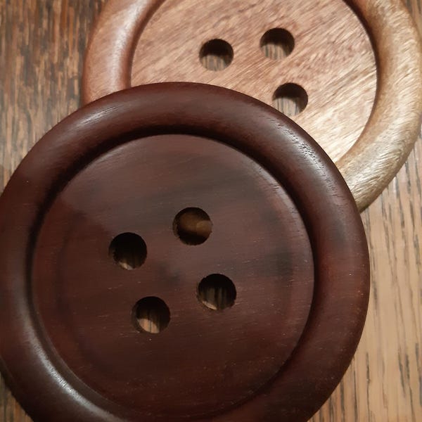 Giant Wooden Button - Etsy