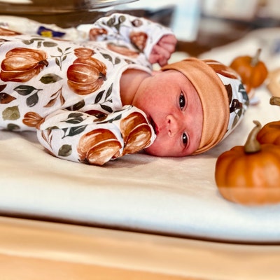 Baby Girl Solid Red Swaddle Blanket Set, Boy Plain Scarlet Beanie, Ruby ...