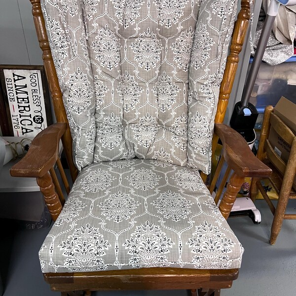 Wingback Rocker Replacement Cushions / Canadian Rocker Cushions ...