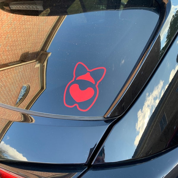 Corgi Butt Decal, Corgi Laptop Sticker, Corgi Loaf Car Decal, Corgi ...