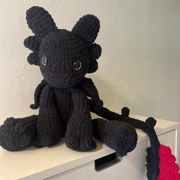 2 Pattern Bundle: Nova the Fury Dragon - Plushie and Snuggler Versions ...