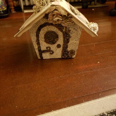 Fairy House Handmade, Square Tissue Box Cover, Pagan Décor, Fairy ...