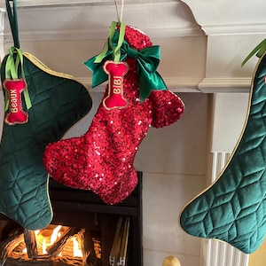 White Linen Christmas Stocking Ruffle Top - Etsy