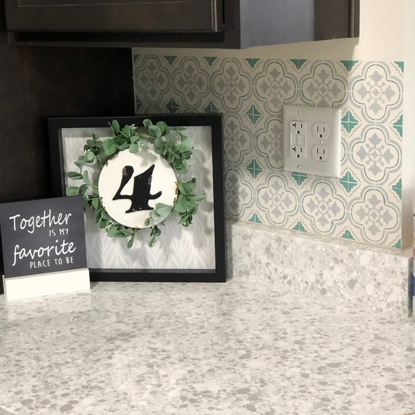 Santa Ana Tile Stencil – Large TILE STENCIL – Tile Stencils for ...