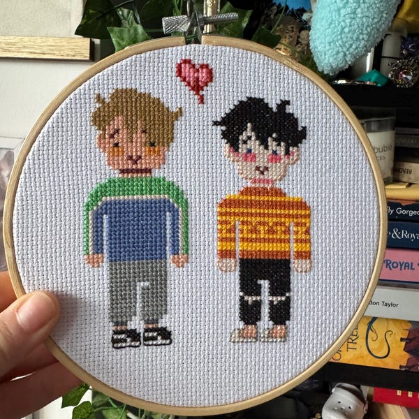 Heartstopper Leaves Cross Stitch Pattern - Etsy