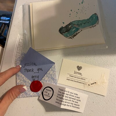 Trail Runner Card, Trail Running Card, Running Card, Hand Painted Card ...