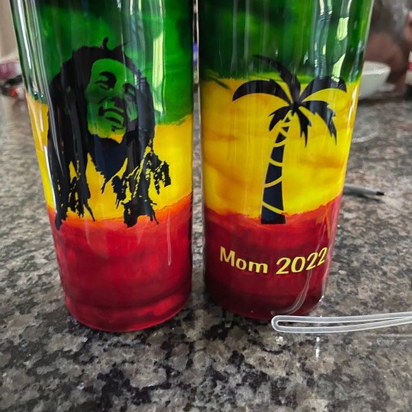 Bob Marley Tumbler| Personalized Jamaica Tumbler | Montego Bay Vacation ...