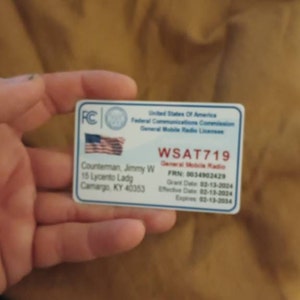 Real-sign™ FCC Amateur Radio License Plaque for Ham Radio Operators - Etsy