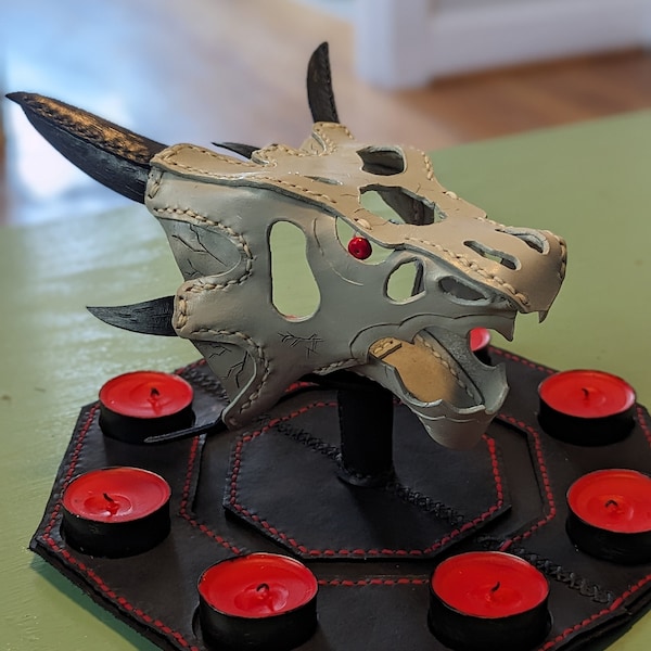 Leather Dragon Skull Pattern: Head Template (PDF & DXF) - Etsy