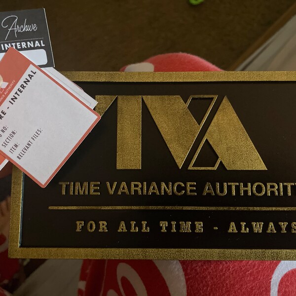 Loki TVA Mini Time Variance Authority Sign - Etsy