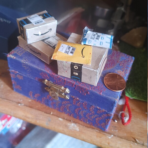 Mini AMAZON Envelope 1:6 Template, Instant Download Printable Packages ...