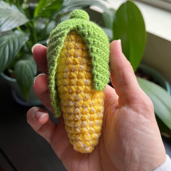 CORN Crochet Pattern PDF - Amigurumi Corncob Toy. Crochet Vegetables ...