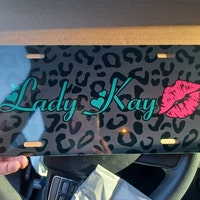 Multi-color Option Personalized License Plate, Personalized Car Tag ...