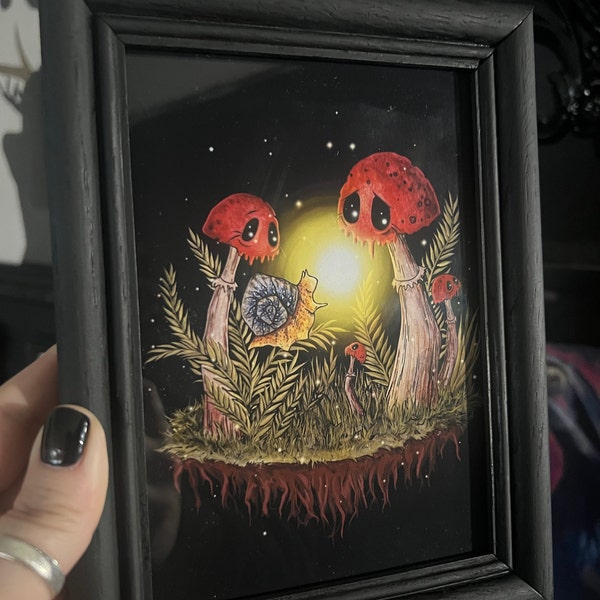 Lightkeeper, Forest Snail, Fantasy Cottagecore, Spooky Mushrooms ...