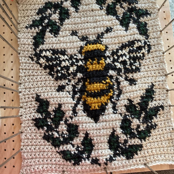 Sweet Bee Tapestry Crochet Pattern PDF | Digital Download Crochet ...