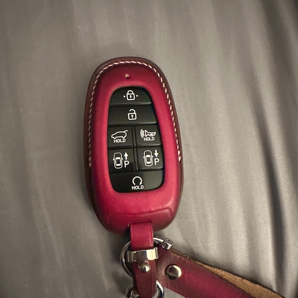 Mini Cooper 2022 2024 Handcrafted Leather Key Fob Cover for Clubman ...