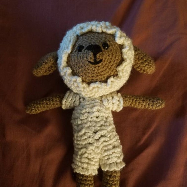 Sheldon the Sheep Crochet Amigurumi Pattern / Photo Tutorial / Instant ...