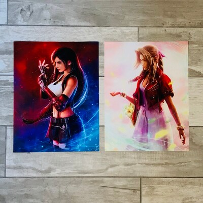 Aerith Final Fantasy VII Remake Limited Edition Fine Art Print FF7 ...