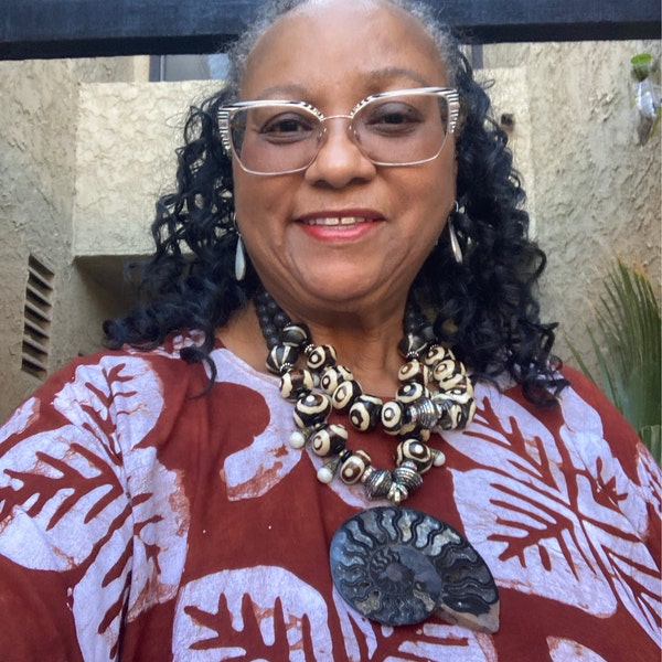 Green Abalone Shell & Aurora Borealis Crystal Pendant Chest Piece, OOAK ...