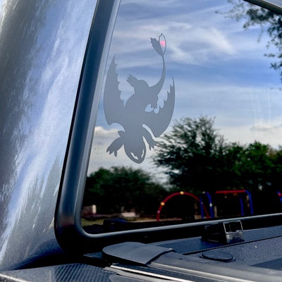 Toothless the Dragon Vinyl Decal, Car Accessory, Laptop Sticker or ...
