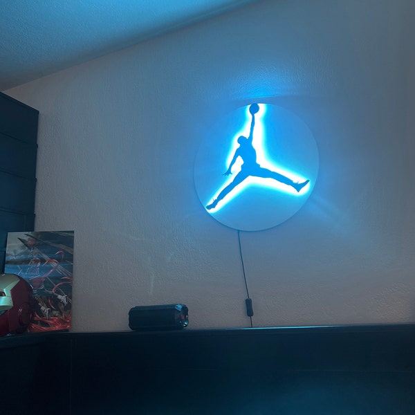 18” Backlit LED Jordan Jumpman 3D Sign - Etsy