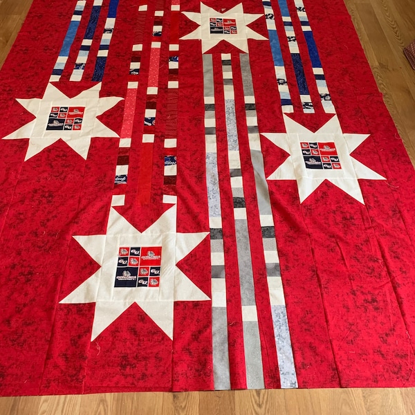Quilt Pattern LITTLE STAR SHOWER Digital Pdf by Robin Pickens_wall/lap ...