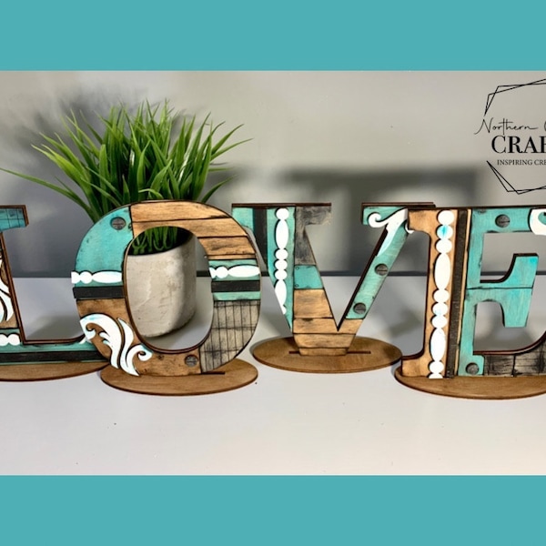 Vintage Rustic Initials File SVG, Glowforge Farmhouse ...