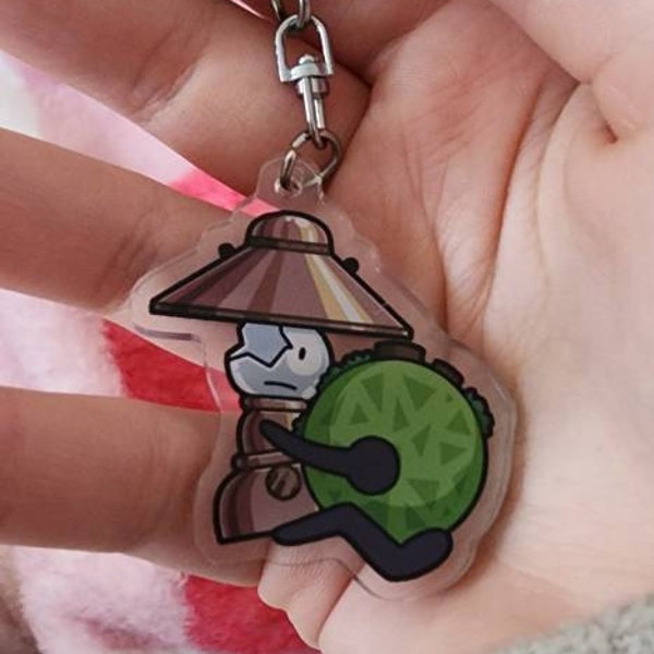 HFJONE Airy Enamel Pin, Acrylic Keychain, and Holographic Vinyl Sticker ...