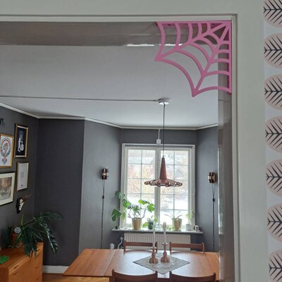 Spider Web Door Corner Gothic Home Decor 3D Printed - Etsy