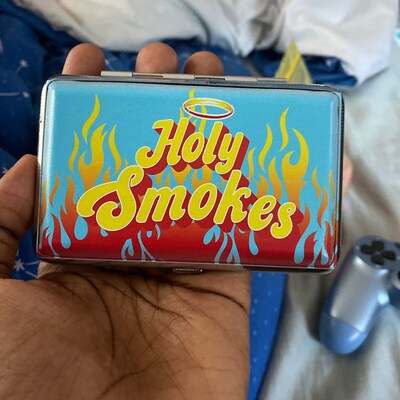 Angel Blue Holy Smokes Cigarette Case - Etsy