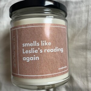 Smells Like Custom Text Candle Funny Gift Soy Candle Anniversary Gift ...