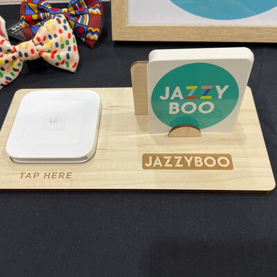 Square Reader Dock Square Payment Sign Laser Cut Business Card Holder ...