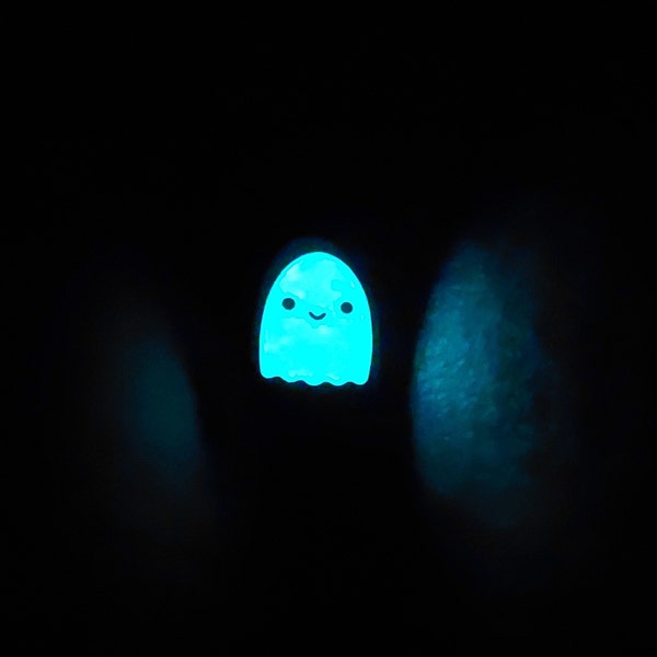 Ghostie Earrings // Glow-in-the-dark, Glitter, and Black Ghost Variants ...