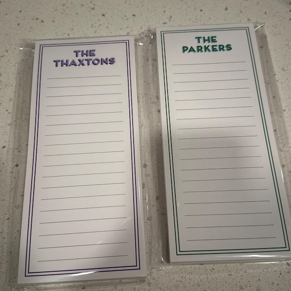 Monogram Notepad Set, Housewarming Gift, Colorful Stationery, Grad Gift ...