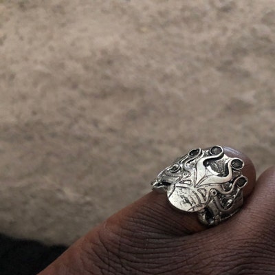 Cthulhu Ring Handcrafted Pewter Ring Adjustable Men's Ring Doctor Gus ...