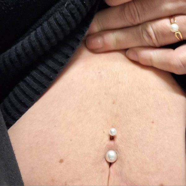 Implant Grade Titanium Hinged Gold Belly Button Clicker Ring, Dainty ...