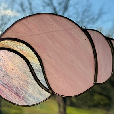 Wavy Flower Stained Glass Pattern Stained Glass Patterns Stained Glass ...