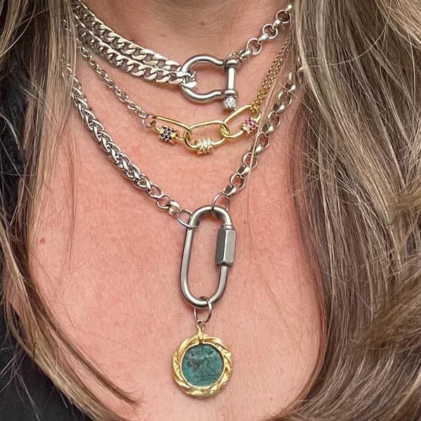 8mm Oversized Stainless Steel Ball Chain, Non Tarnish Chain,silver ...