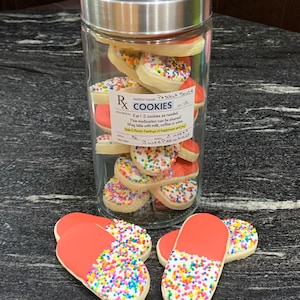 Printable Rx Label for Cookie "prescription" Jar - 3" X 2" Cookie Rx ...