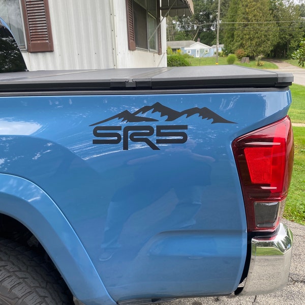 Toyota Tacoma SR5 Mountain Bed Tailgate Decal (2x) TRD Offroad Sport ...