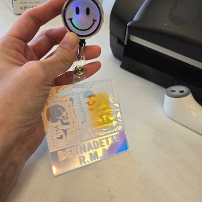 MRI Safe Badge Reel Mri Tech Badge Holder radiology Badge Reel MRI MRI ...