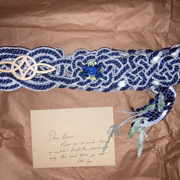 Handfasting Cord - Celtic 'nine Knots' Design - Serch Bythol - Custom ...
