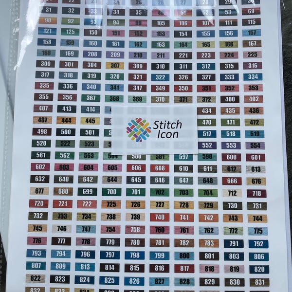 Ultimate DMC Floss Labels Collection. DMC Cotton Floss Waterproof ...