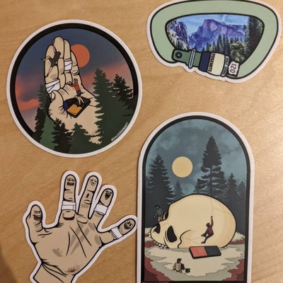 Trad is Rad Rock Climbing Sticker - Etsy