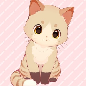 Customizable Vtuber Anime Cats Live2d Avatar - Etsy